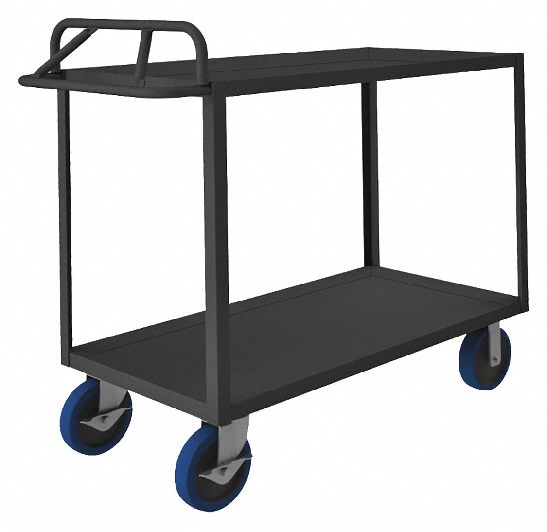 3,600 lb Load Capacity, 60 in x 30 in, Utility Cart with Flush Metal ...