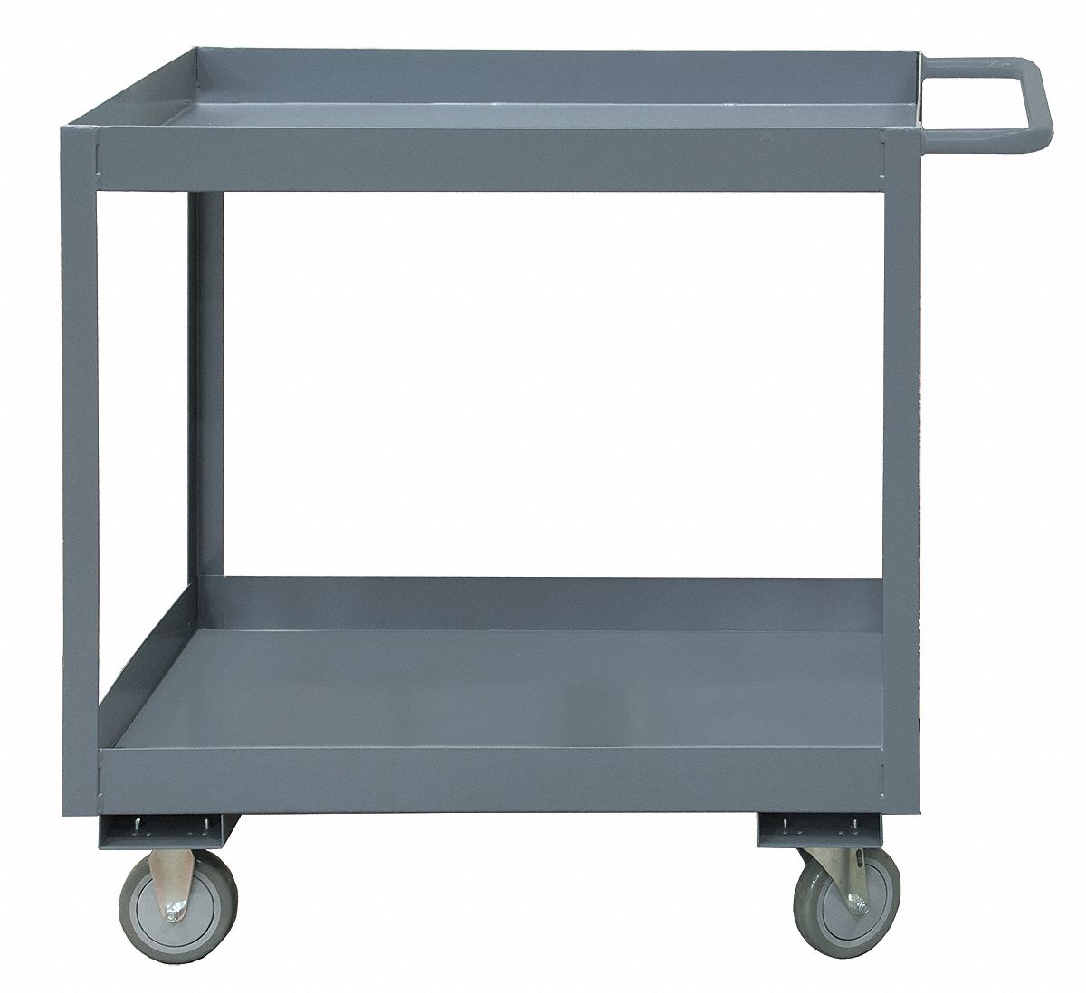 Welded Deep Shelf Utility Cart, Load Capacity 1200 lb, Number of ...