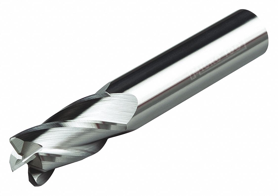 MICRO 100, Carbide, AlTiN Coated, Square End Mill - 16E652|AEMM-015-4X - Grainger