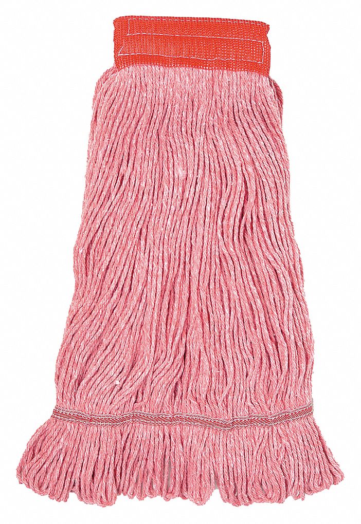 TOUGH GUY WET MOP,LARGE,RED,LOOPED END - Wet Mop Heads - GGJ1TYP8 ...