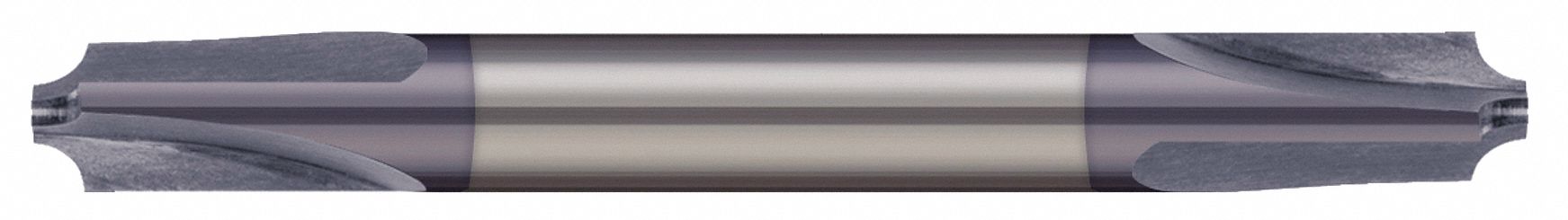 MICRO 100, Carbide, AlTiN Coated, Corner Rounding End Mill - 16G029|CRE-125-015X - Grainger