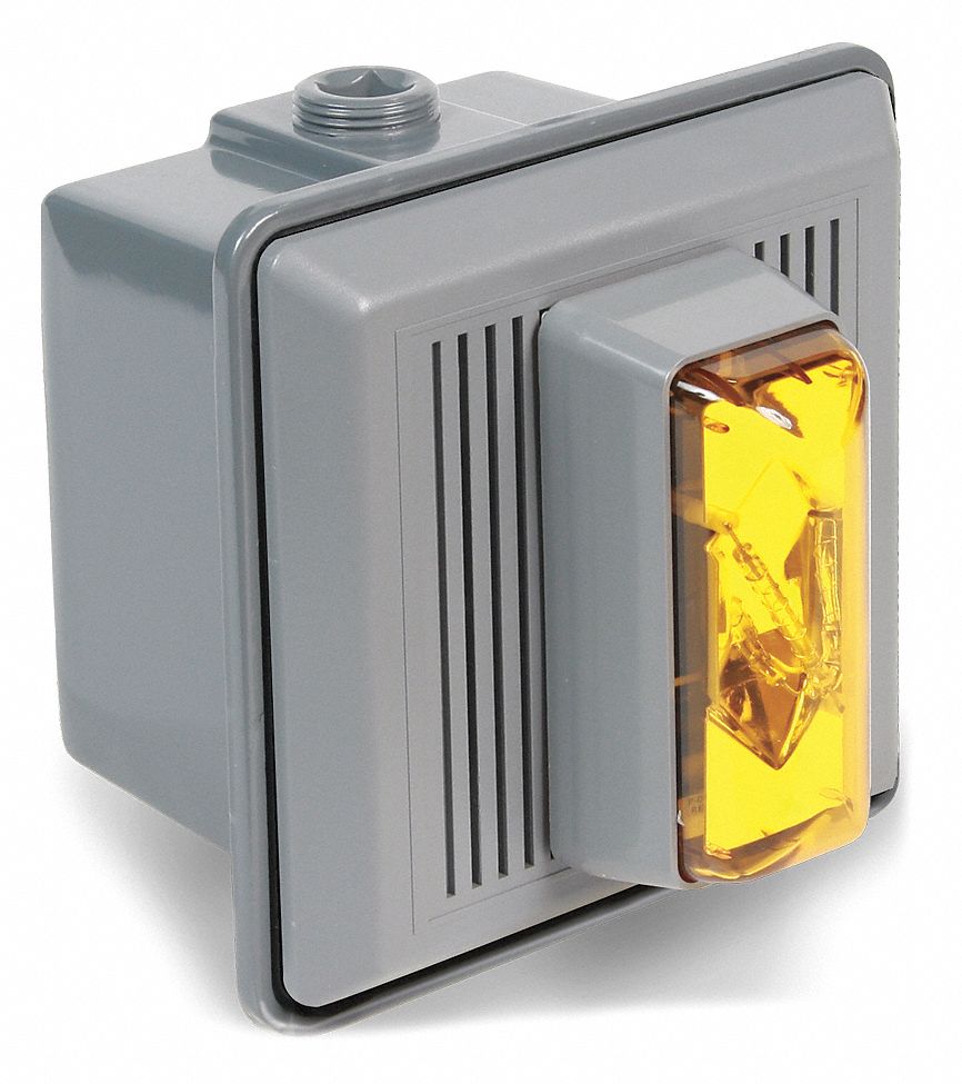 Edwards Signaling Horn Strobe Continuous Sound Pattern 120v Ac Voltage Decibels 90 Db Color 