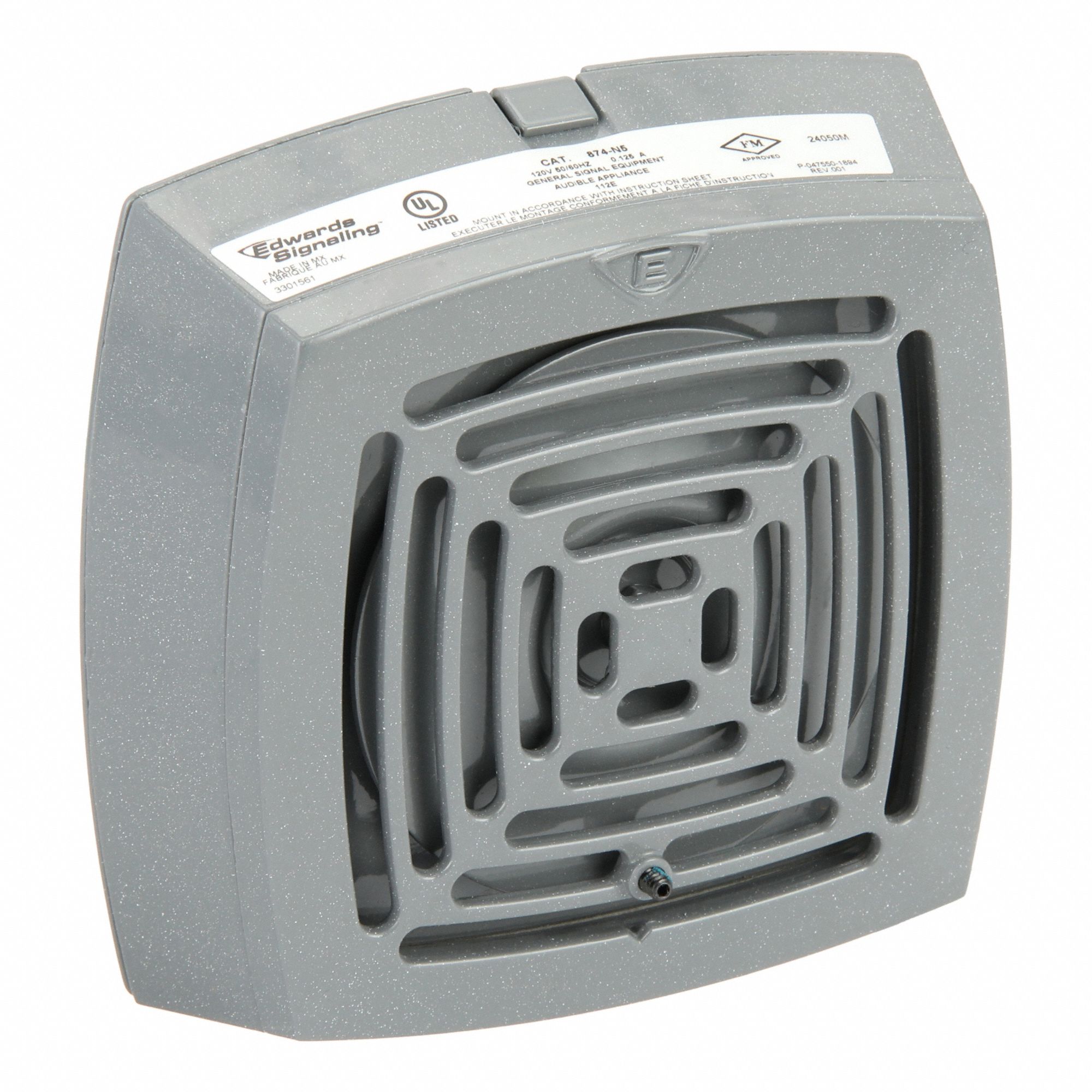 EDWARDS SIGNALING, Horn Sound, 120V AC, Vibrating Horn - 16G562|874-N5 ...