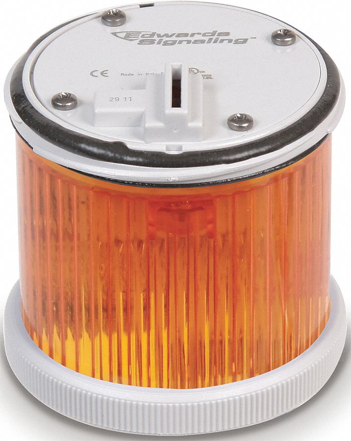 EDWARDS SIGNALING, Steady, 24V AC/24V DC, Tower Light Module - 16G774 ...