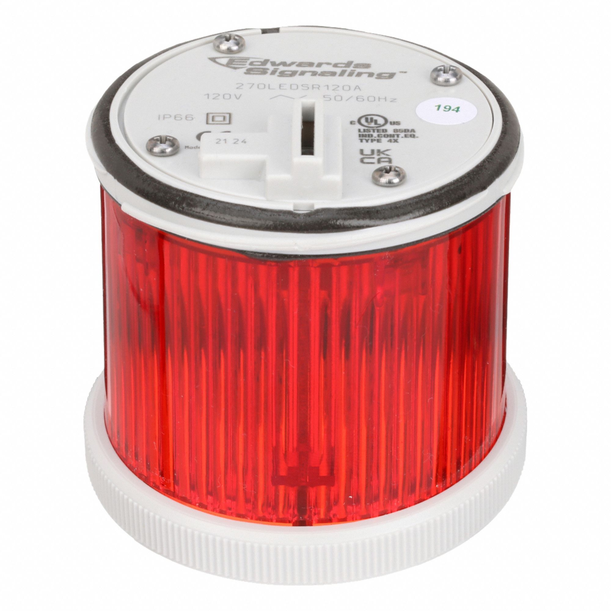 EDWARDS SIGNALING, Steady, 120V AC, Tower Light Module - 16G781 ...