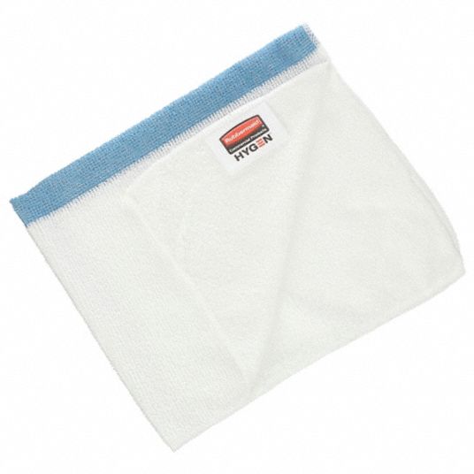 RUBBERMAID COMMERCIAL PRODUCTS, New, Blue, Microfiber Cloth - 16J920 ...