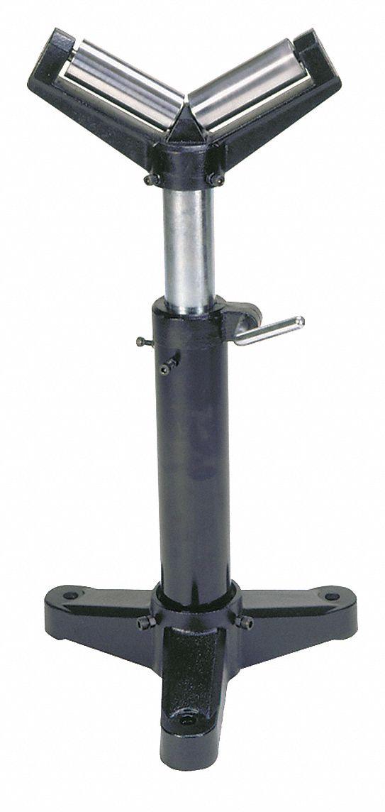 DAYTON V-HEAD ROLLER SUPPORT STAND,14 X 14 - Material Support and ...