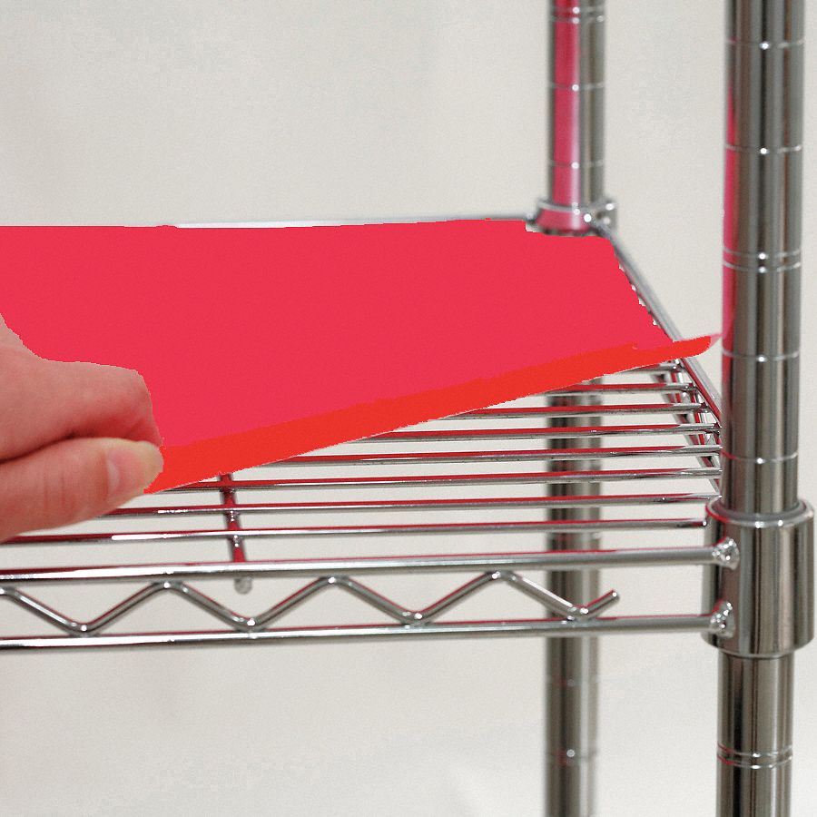 APPROVED VENDOR SHELF LINER,60 X 24 IN.,RED,PK4 - 12862 - GGM5GRH6 ...