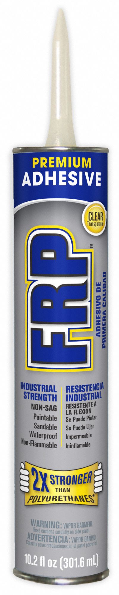 ECLECTIC Construction Adhesive: FRP, 10.2 fl oz, Cartridge, Clear ...