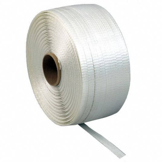 PAC STRAPPING PRODUCTS, Strapping,Woven Polyester,1500 ft. L - 163F51 ...
