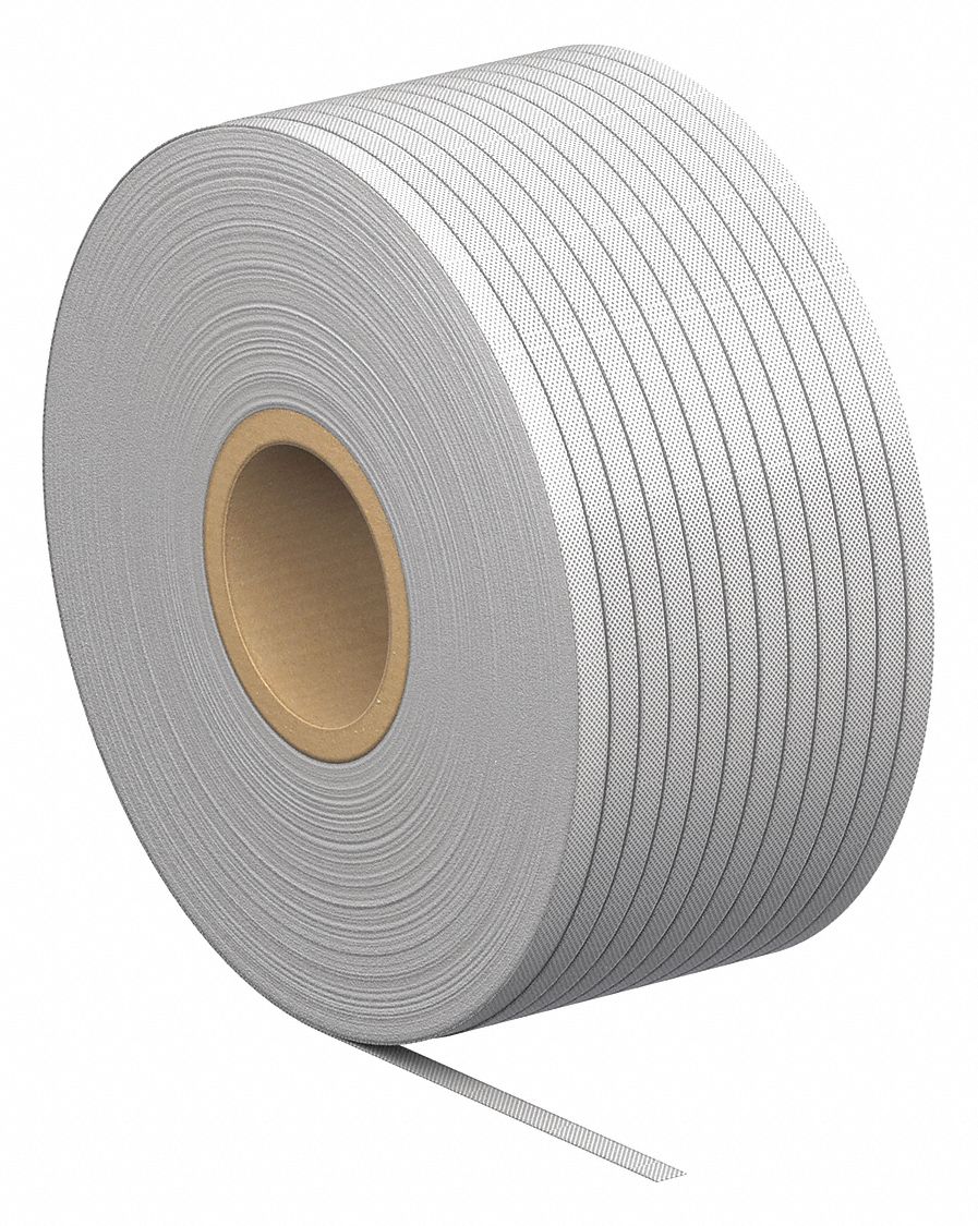 700 lb Break Strength, 3,900 ft Overall Lg, Plastic Strapping - 16P063 ...