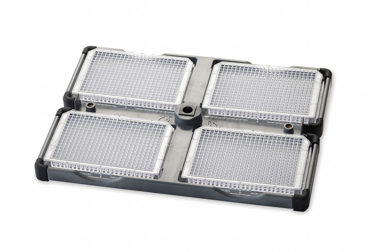 4 Microplate Holder, For Use With Heavy Duty Vortex Mixer - Grainger