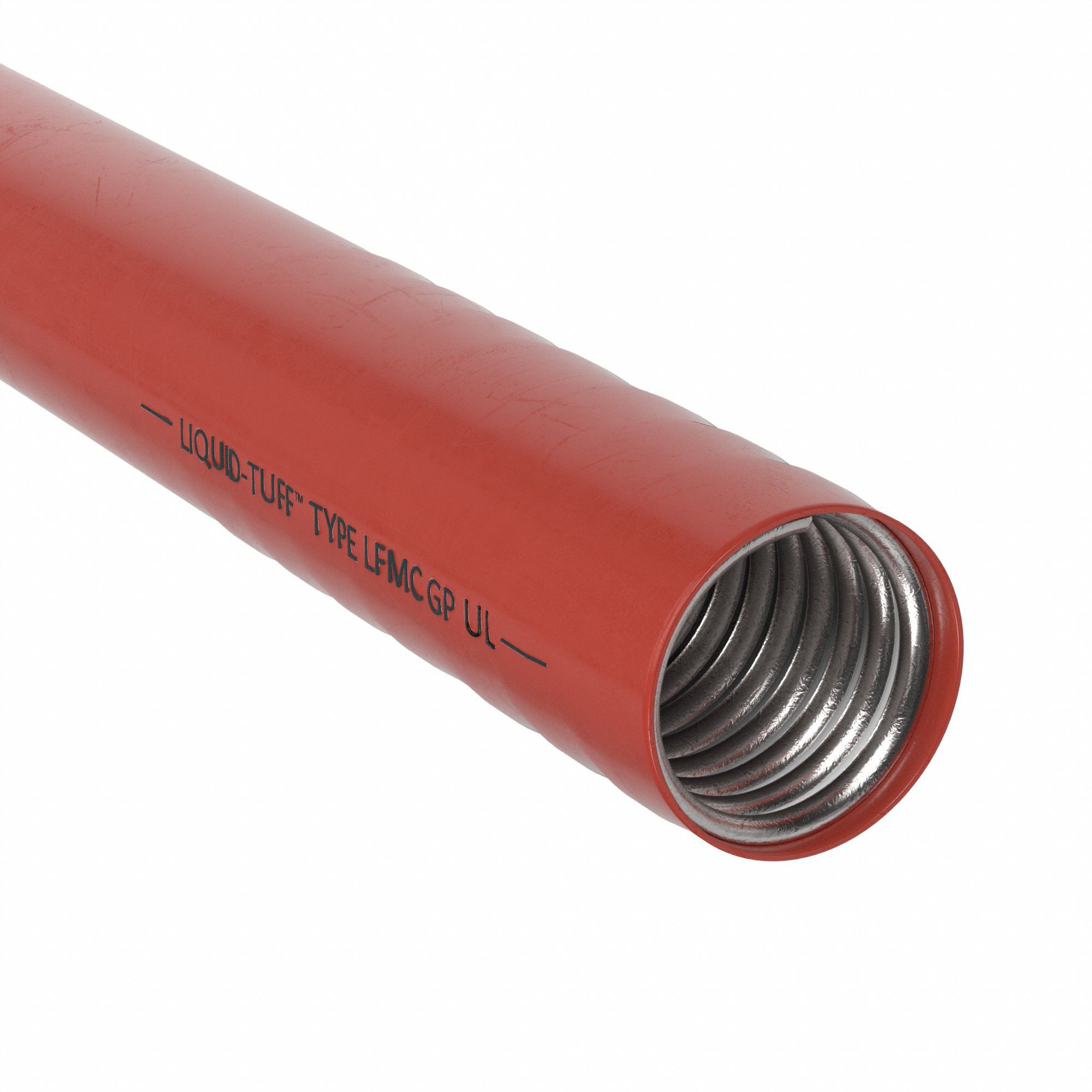 1/2 in Trade Size, Red, Liquid-Tight Flex Metal Conduit - 16R020|6202 ...