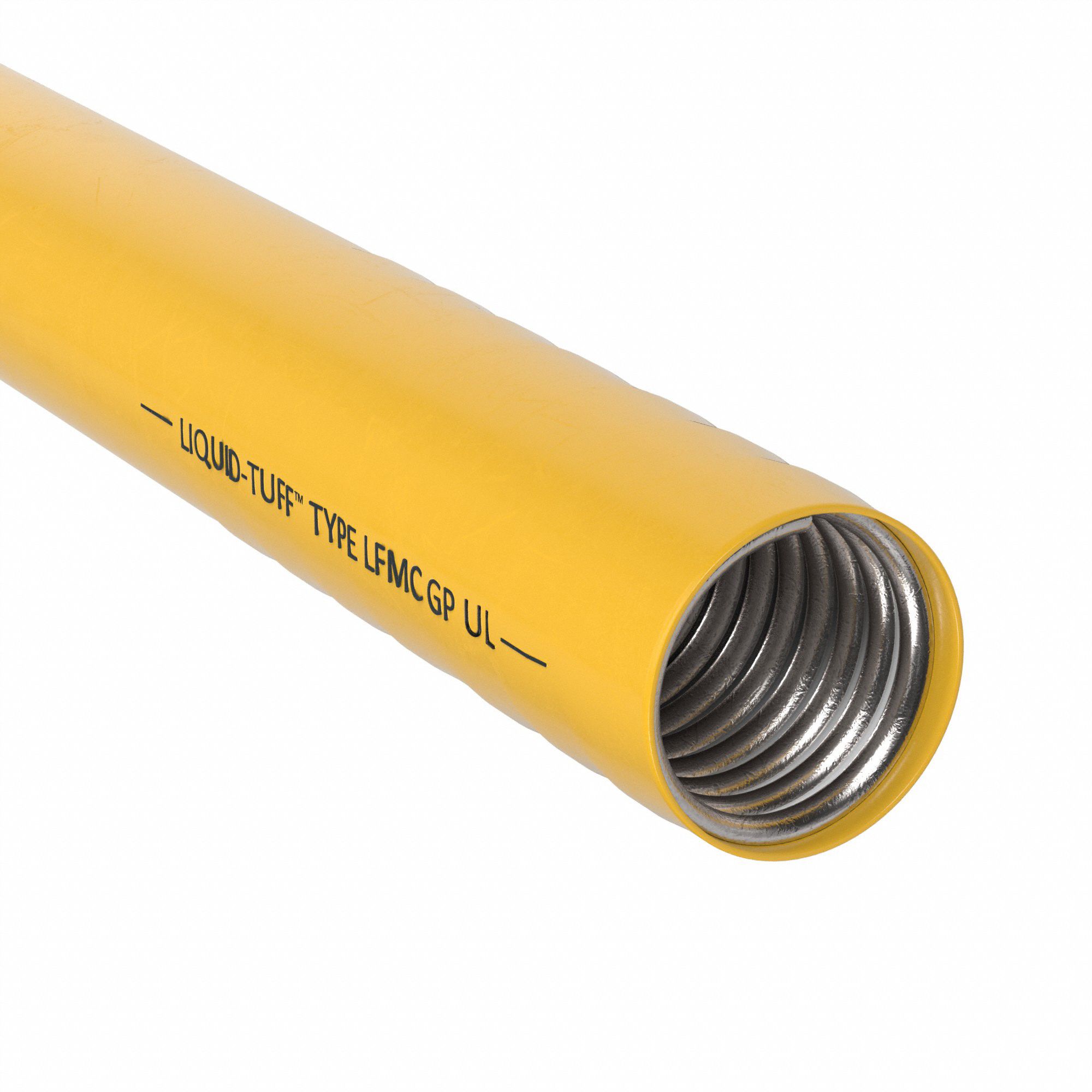 3/4 in Trade Size, Yellow, Liquid-Tight Flex Metal Conduit - 16R043 ...