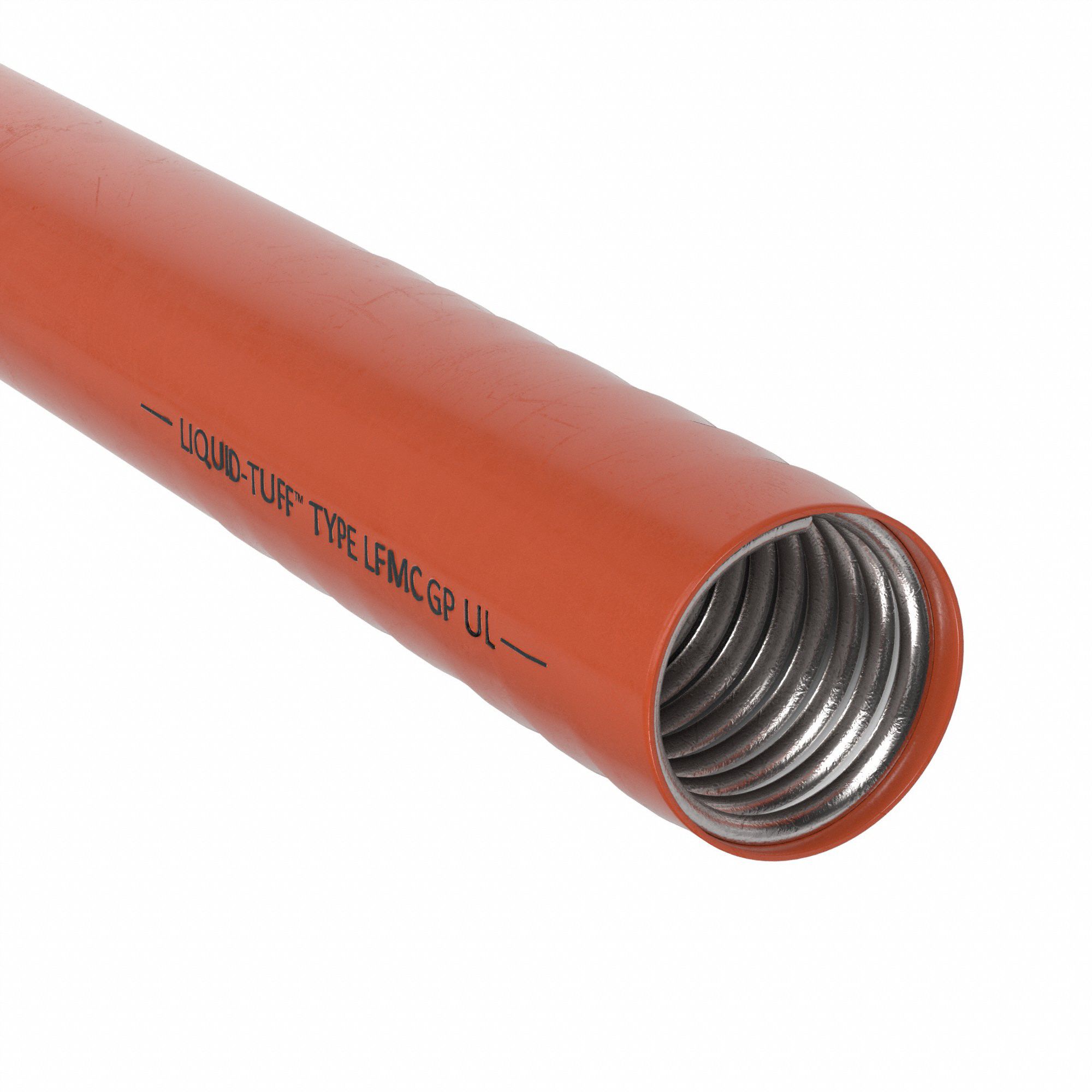 3/4 in Trade Size, Orange, Liquid-Tight Flex Metal Conduit - 16R050 ...