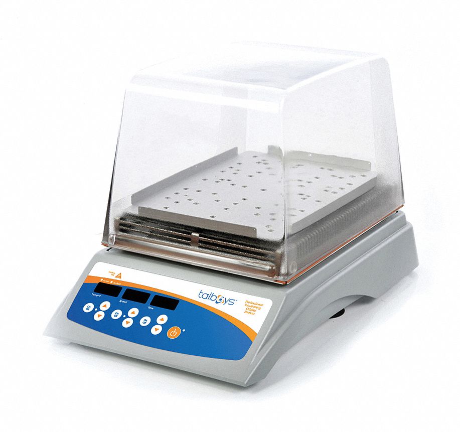 Shaker, Incubating, Load Capacity: 8 lb, 100 to 1200 rpm, Ambient 5° to ...