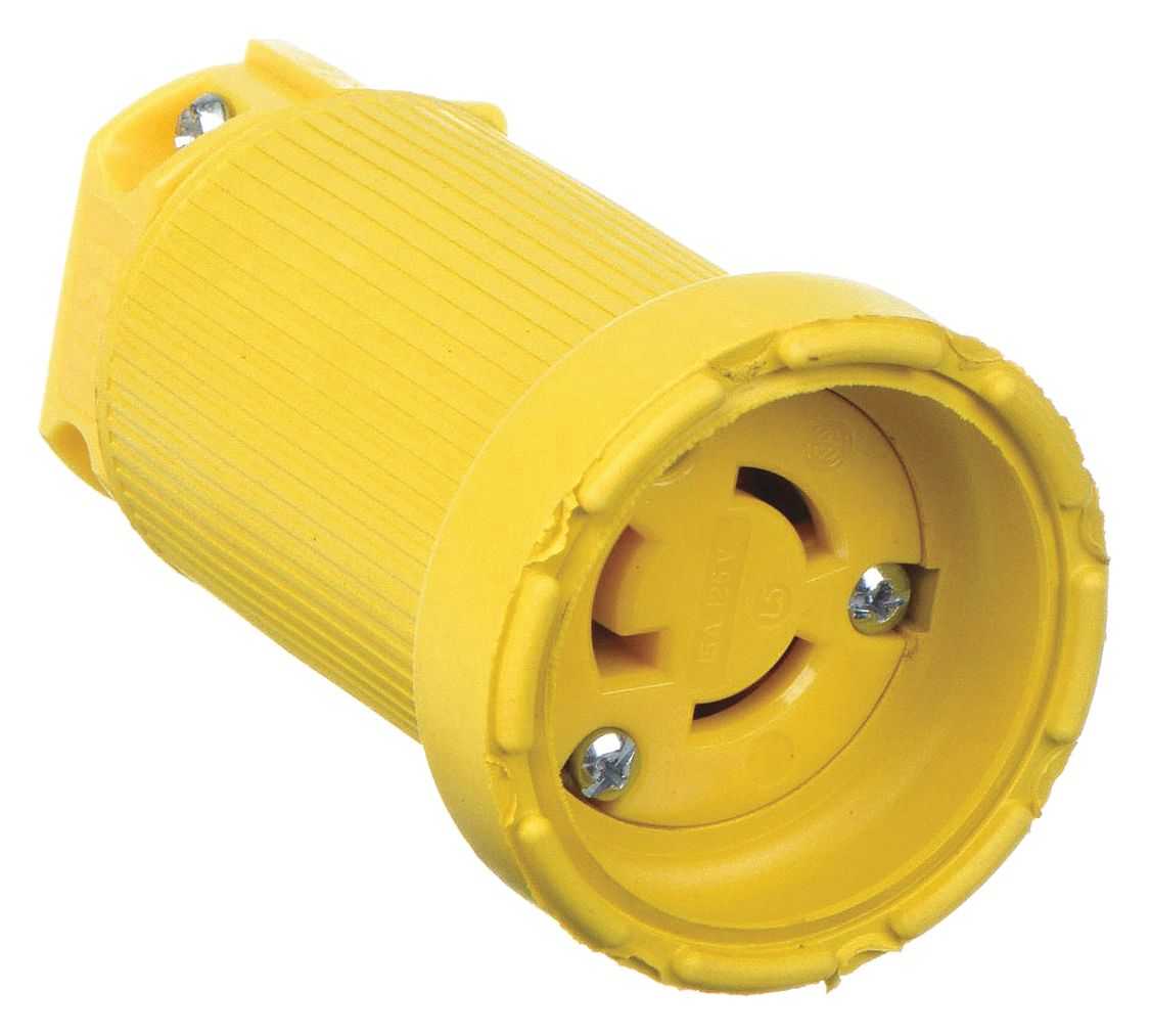 L5-15R, 15 A, Locking Connector - 16R093|CL515DF - Grainger