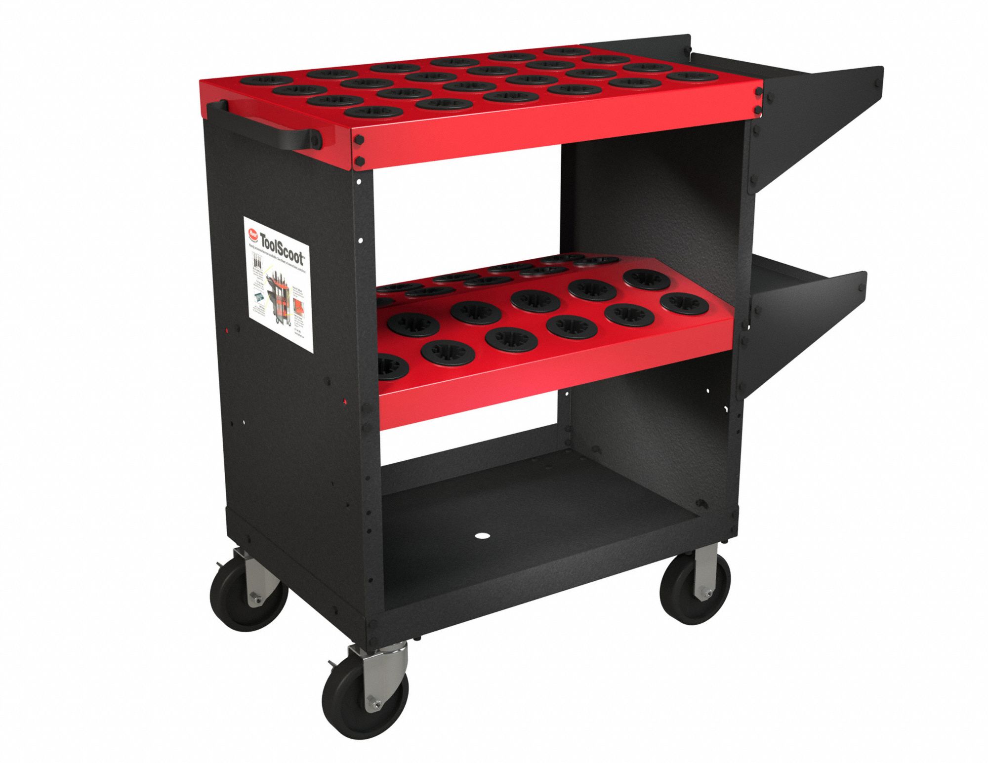 HUOT, For CAPTO (C5) Taper, 48 Compartments, Tool Holder Cart - 16T929 ...