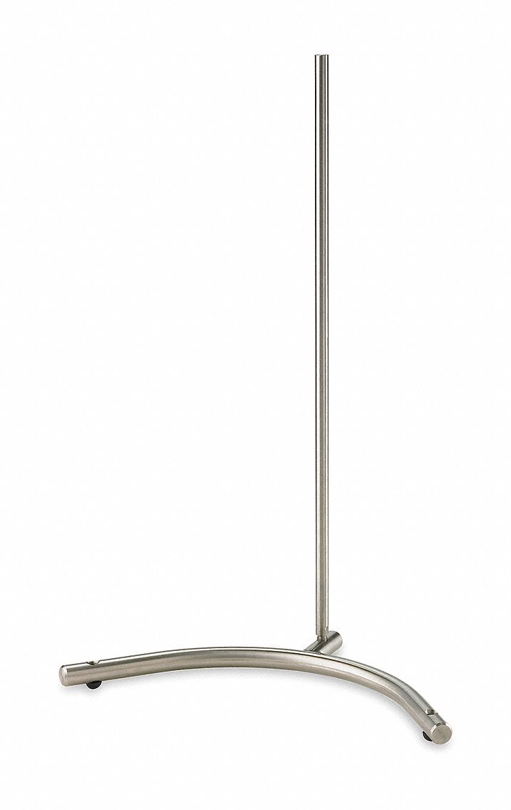 Support Stand, Stainless Steel, 23 in Shaft Length, Includes Support ...