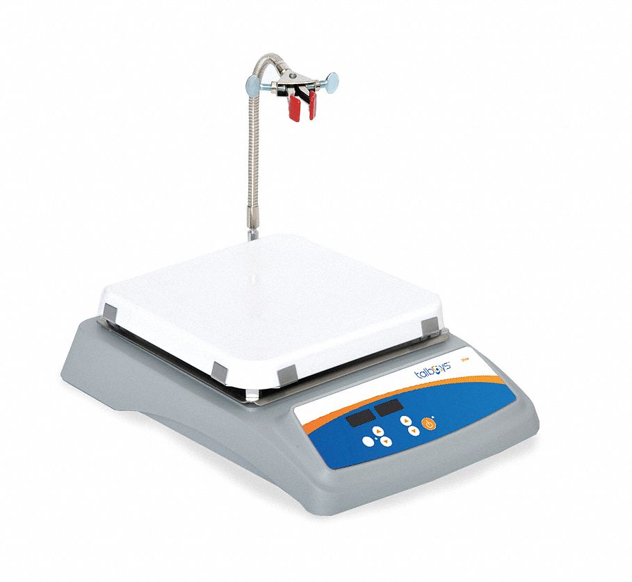 Magnetic Stirrer, Square, Ceramic, 6L, 60 to 1600 rpm, Digital Display ...