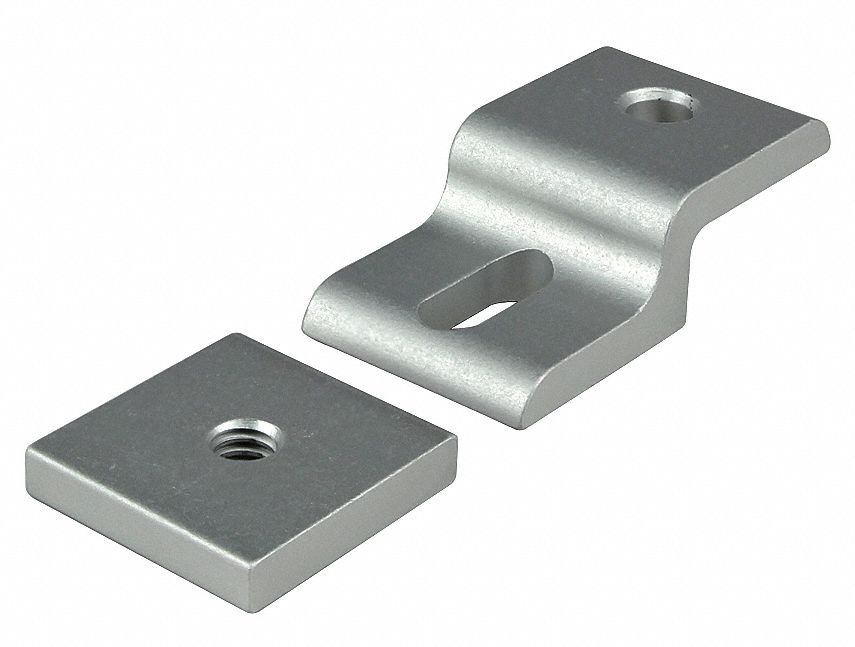 80/20 Mesh Panel Retainer: For Mesh Panel, 10 Series, Silver, Anodized ...