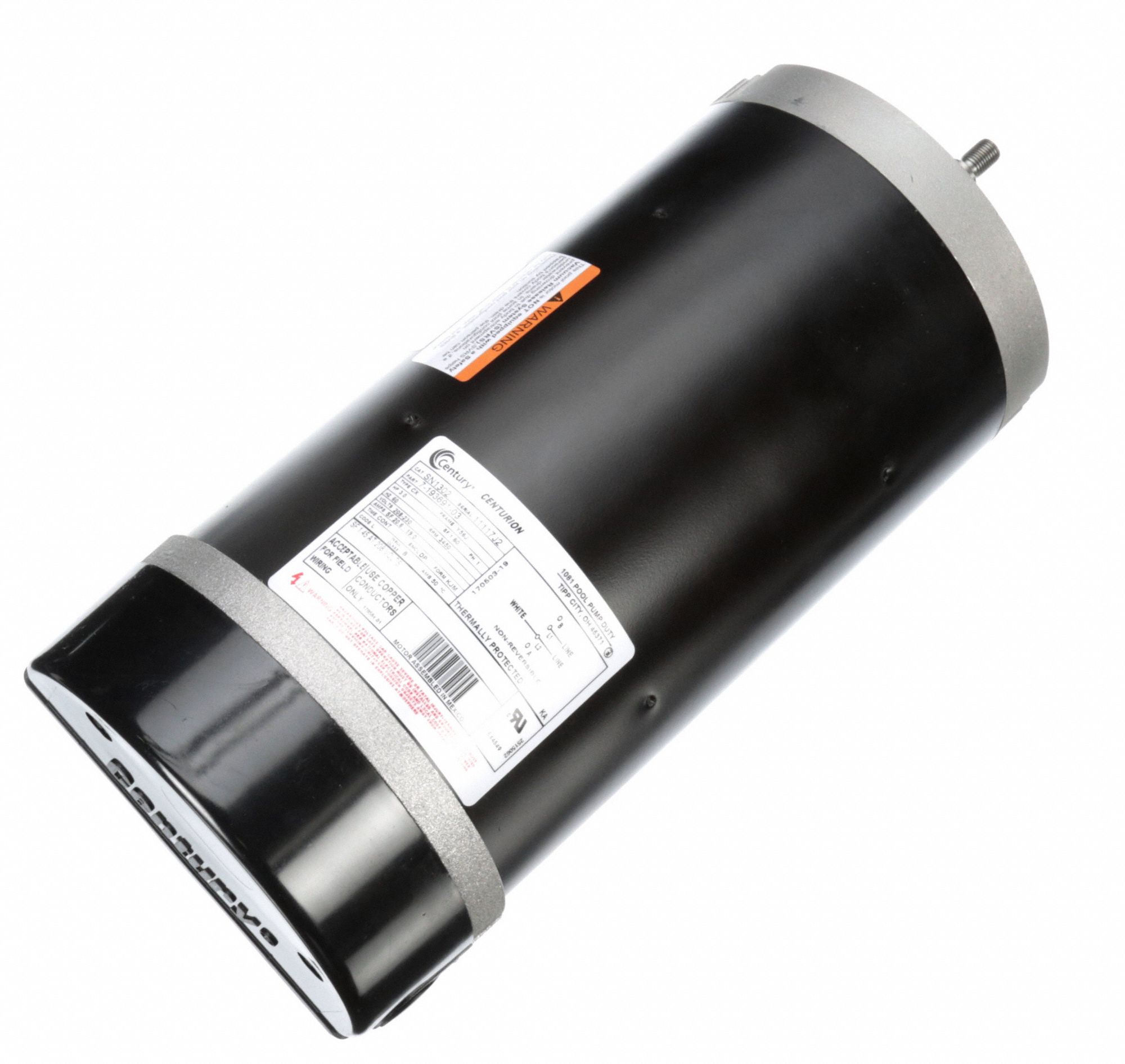 CENTURY Pool and Spa Pump Motor: Face Mounting, 3 HP, 1.6 Motor Service ...