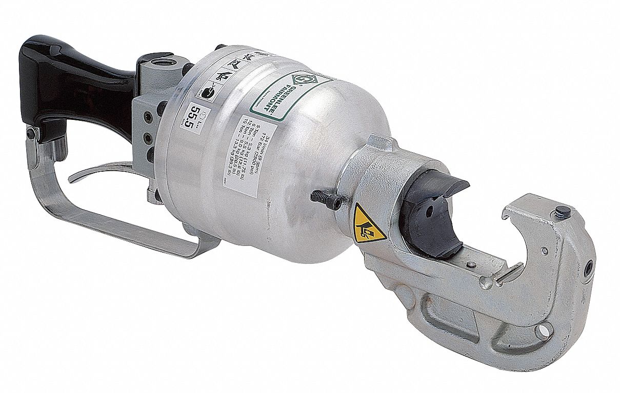 GREENLEE Remote Powered Crimping Head: Up to 750 kcmil, Up to 750 kcmil ...