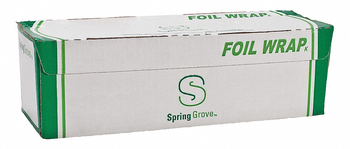 Foil Roll, Aluminum, Standard, 1000 ft Roll Length, 12 in Width - Grainger