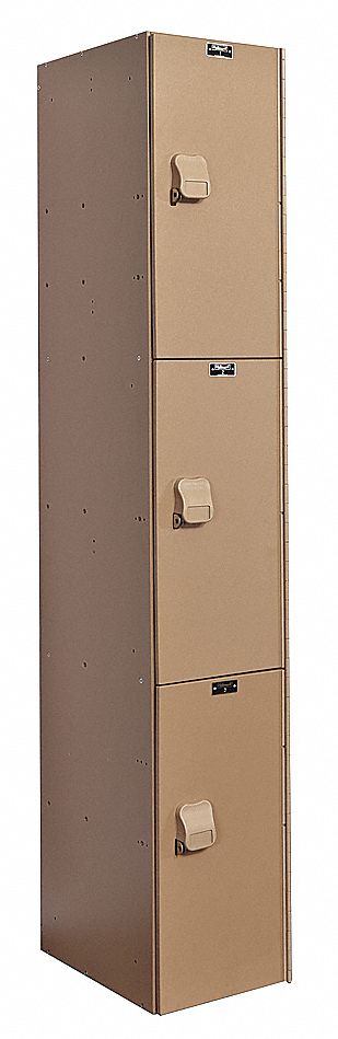 HALLOWELL, 12 in x 18 in x 72 in, Solid, Wardrobe Locker - 16X116 ...