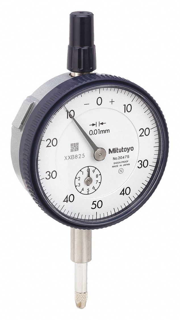 Mitutoyo 0 To 10 Mm Range Balanced Reading Dial Indicator Lug Back