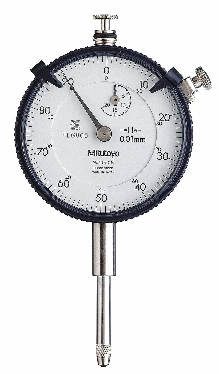Mitutoyo Dial Indicator Lug Back Range 0 To 20 Mm Back Type Lug