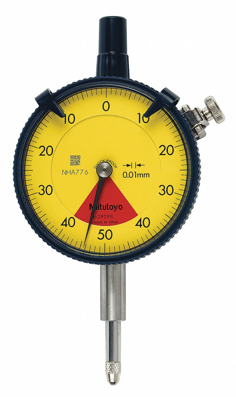 Mitutoyo Dial Indicator Flat Back Range 0 Mm To 0 8 Mm Back Type