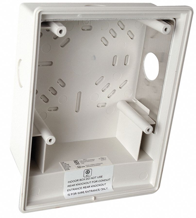 EDWARDS SIGNALING, White, Surface, Box - 16X370|EG4B - Grainger