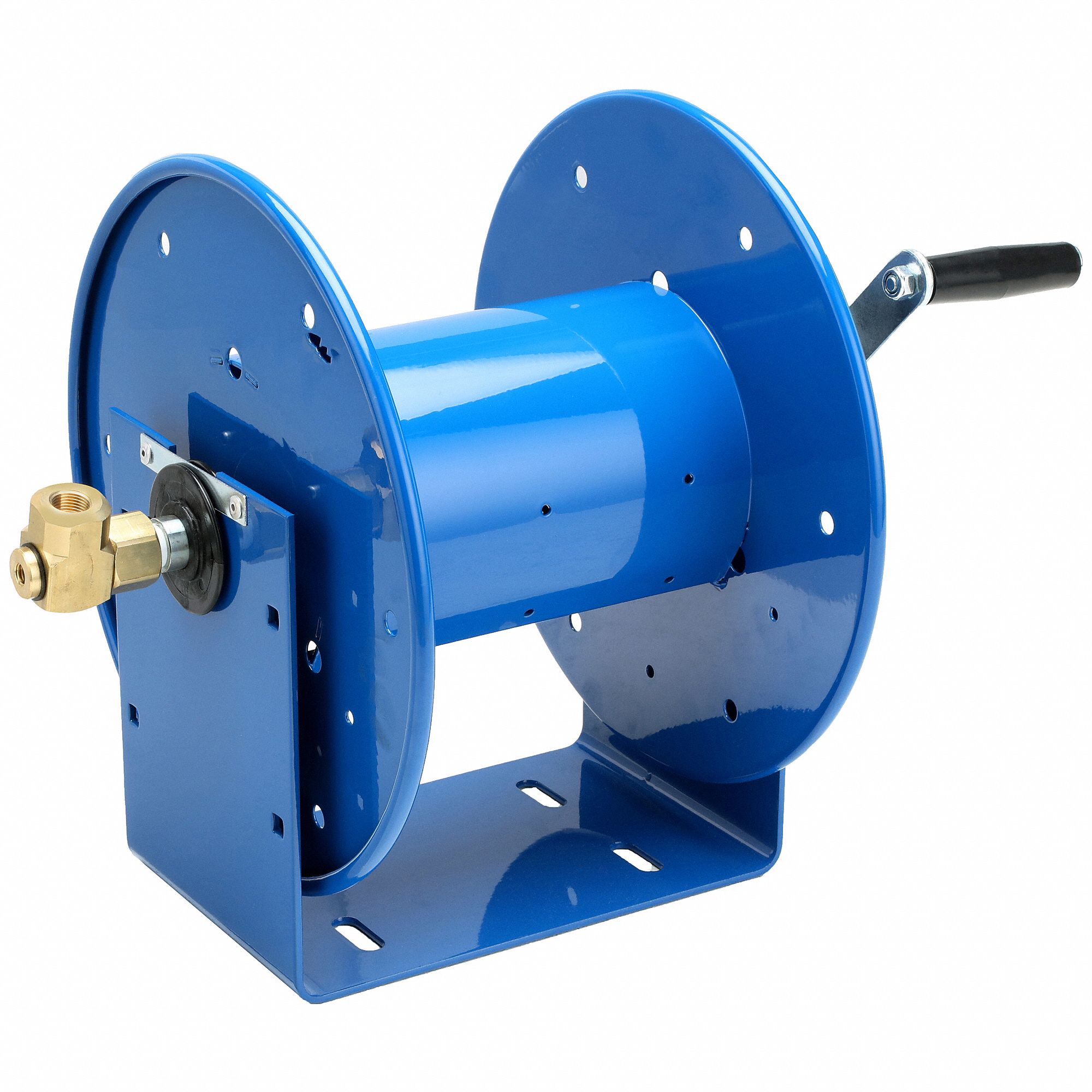 COXREELS Hand Crank Hose Reel: 100 ft (3/8 in I.D.), 12 in L x 9 1/2 in ...