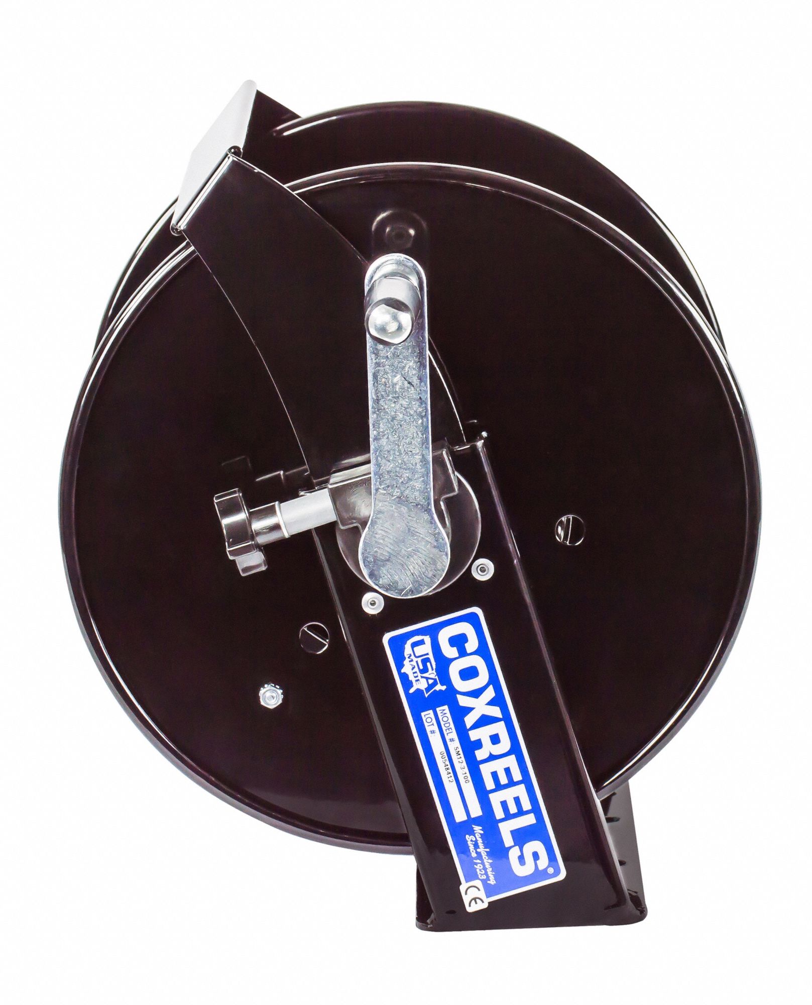 COXREELS Hand Crank Hose Reel: 100 ft (3/8 in I.D.), 12 in L x 19 in W ...
