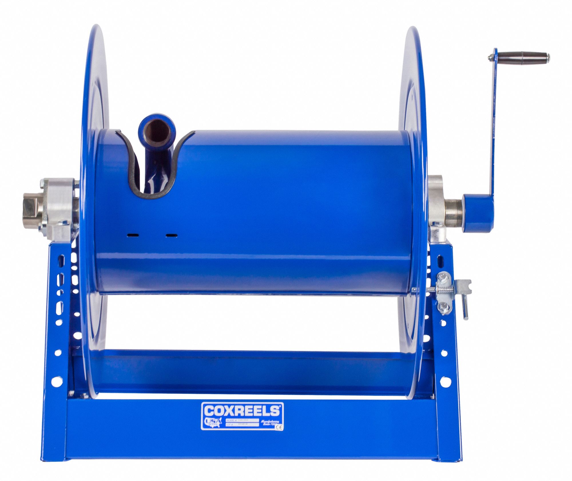 COXREELS Hand Crank Hose Reel: 50 ft (1 1/2 in I.D.), 24 in L x 25 in W ...