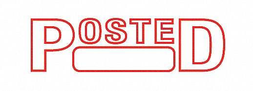 2000PLUS MESSAGE STAMP, POSTED, 5/16IN - Message Stamps - WWG3RAP3 ...