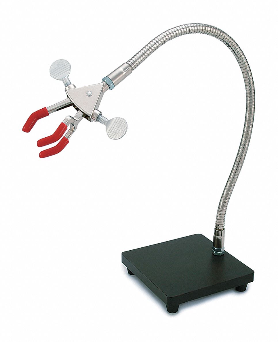 Erlenmeyer Flask Clamp, 12 Length, 2.8 in Max. Jaw Opening - Grainger