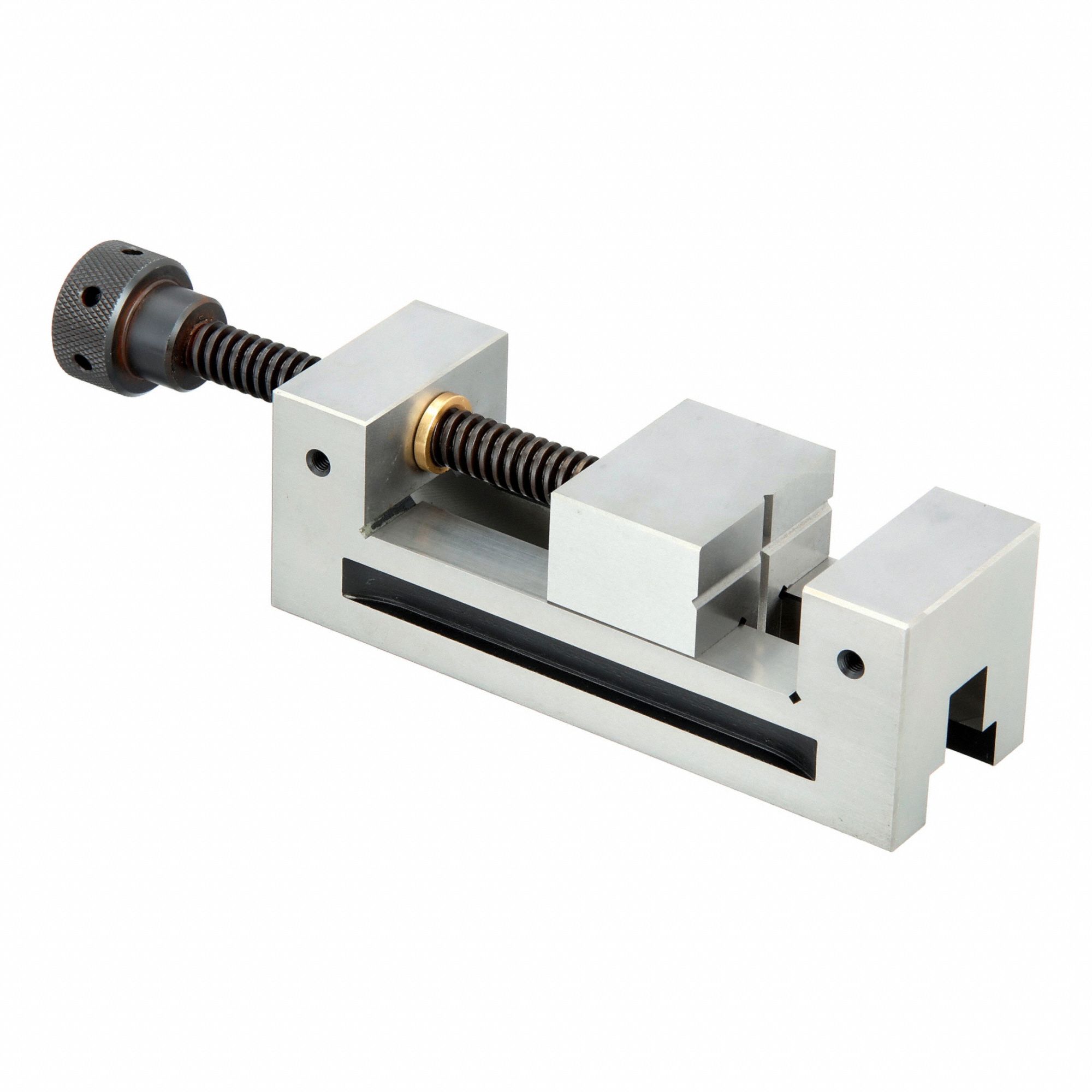 DAYTON, 2 1/2 in Jaw Face Wd, 2 7/8 in Max Jaw Opening, Machine Vise ...