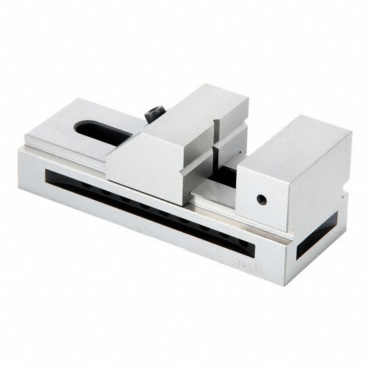 DAYTON, 2 7/8 in Jaw Face Wd, 4 in Max Jaw Opening, Machine Vise ...