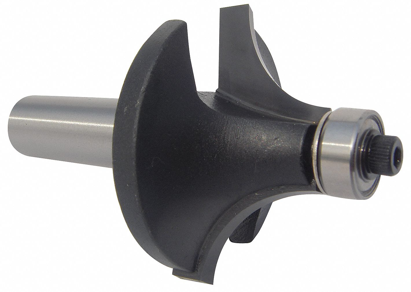 WESTWARD Roundover Cut Profile Router Bit, Carbide Tipped, 2 1/2 in ...