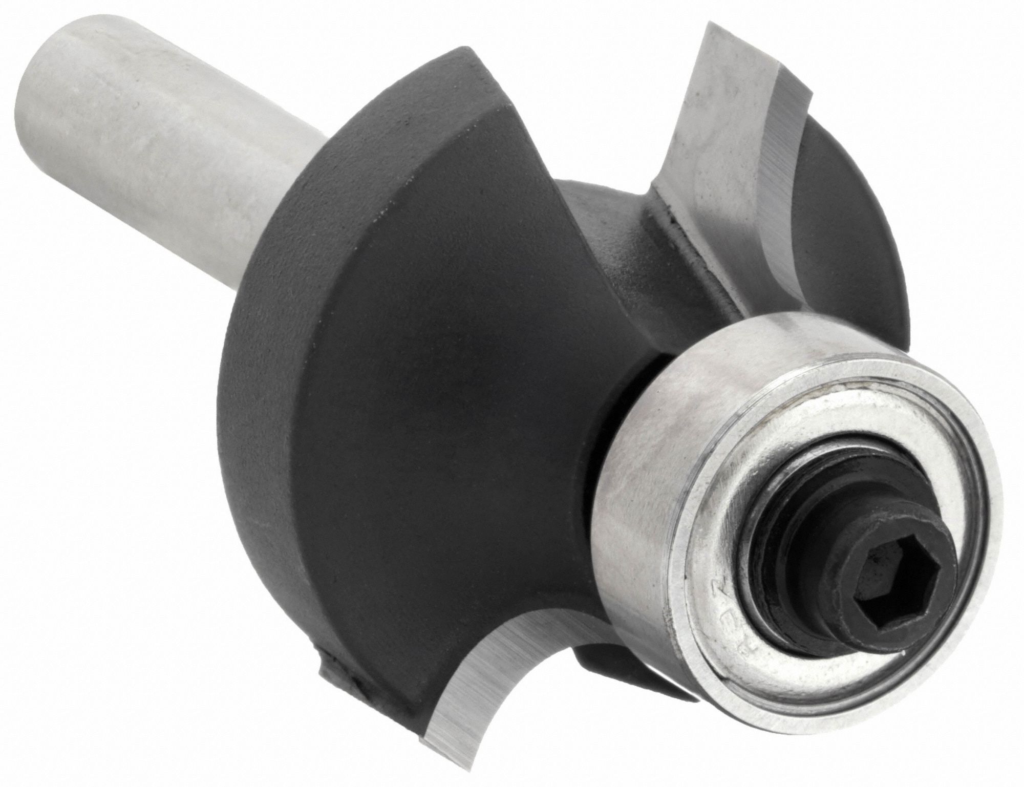 WESTWARD, Fractional Inch, Carbide Tipped, Roundover Cut Profile Router ...