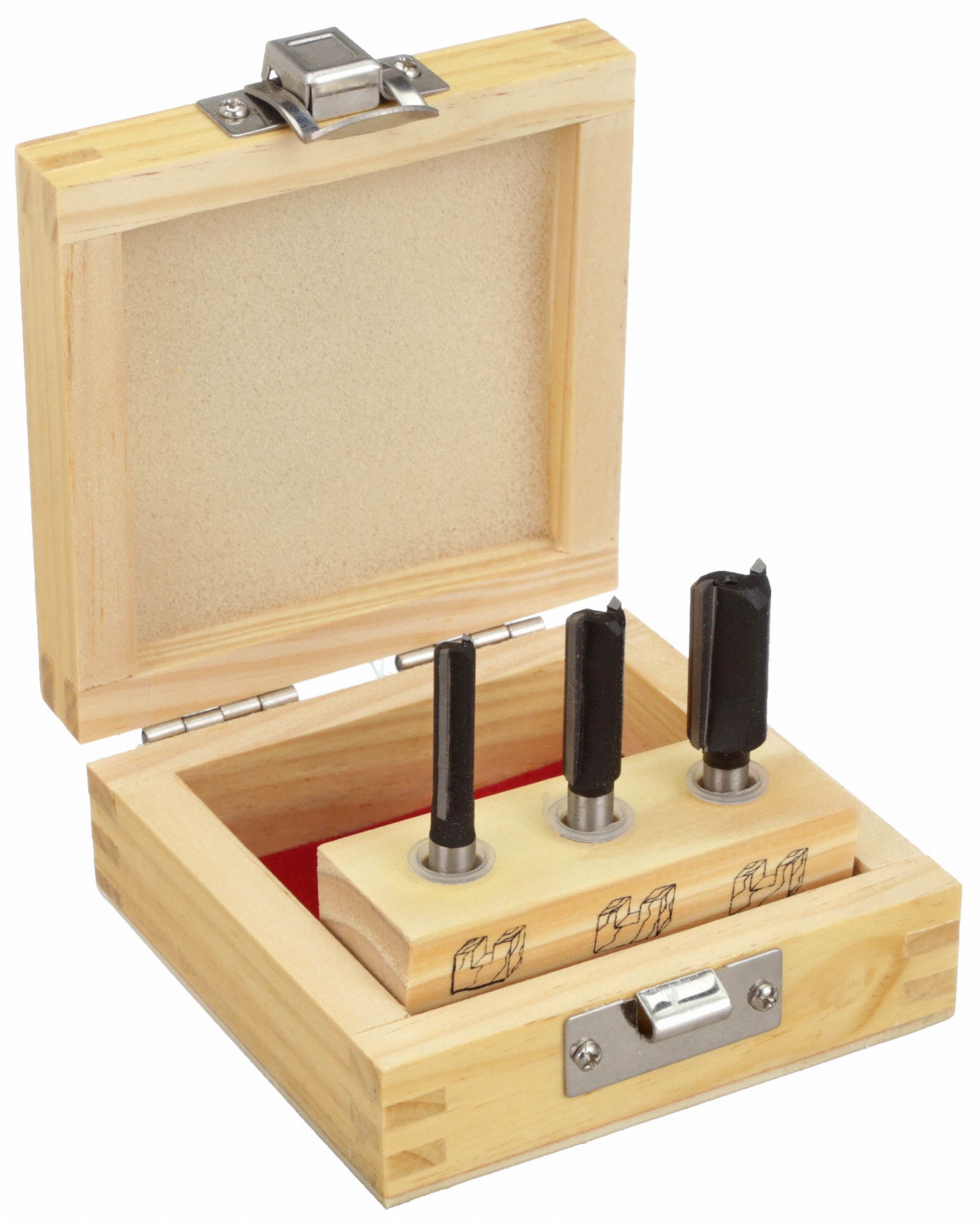 Fractional Inch, 3 Pieces, Router Bit Set - 16Y597|16Y597 - Grainger