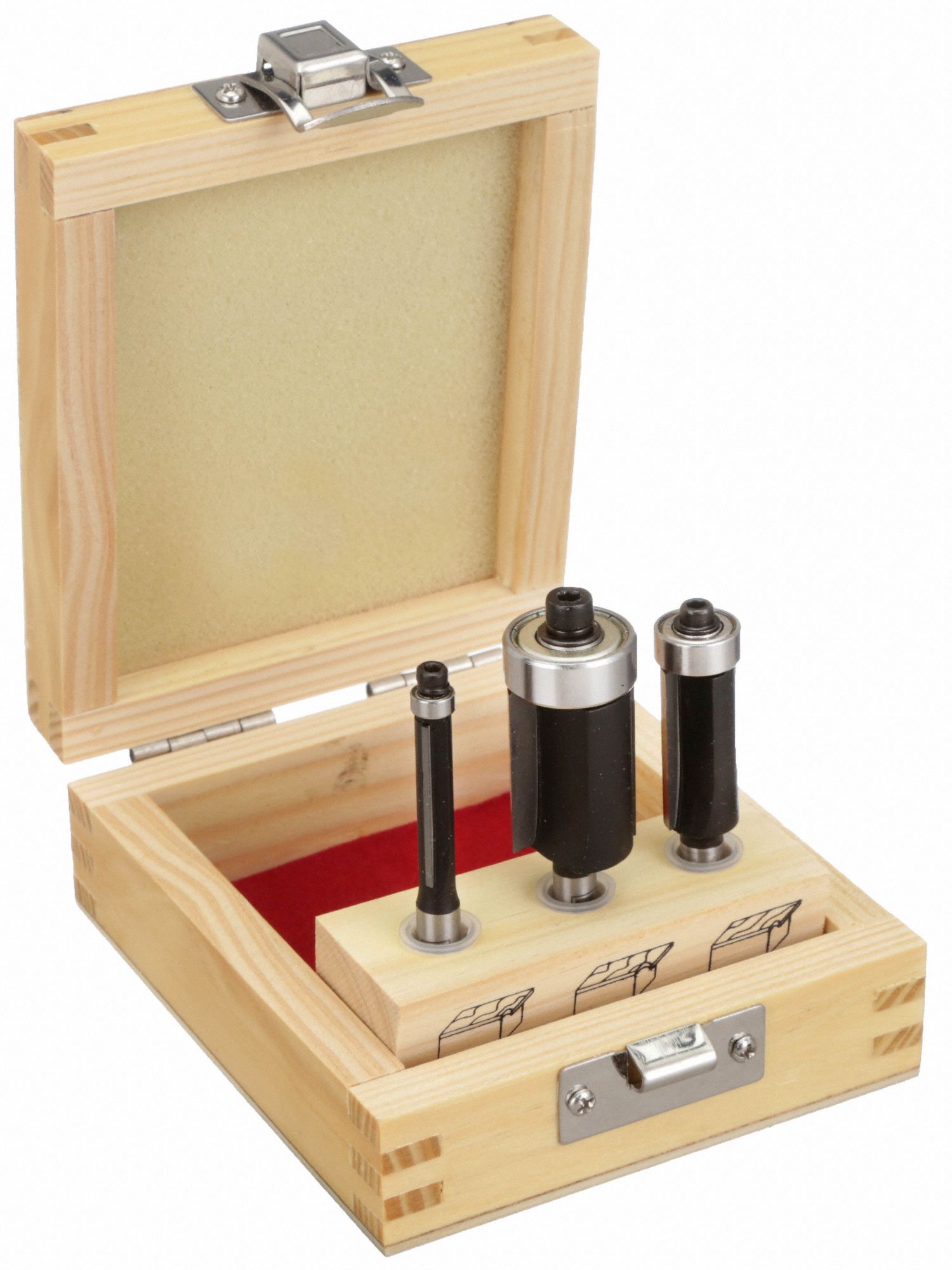 Fractional Inch, 3 Pieces, Router Bit Set - 16Y598|16Y598 - Grainger