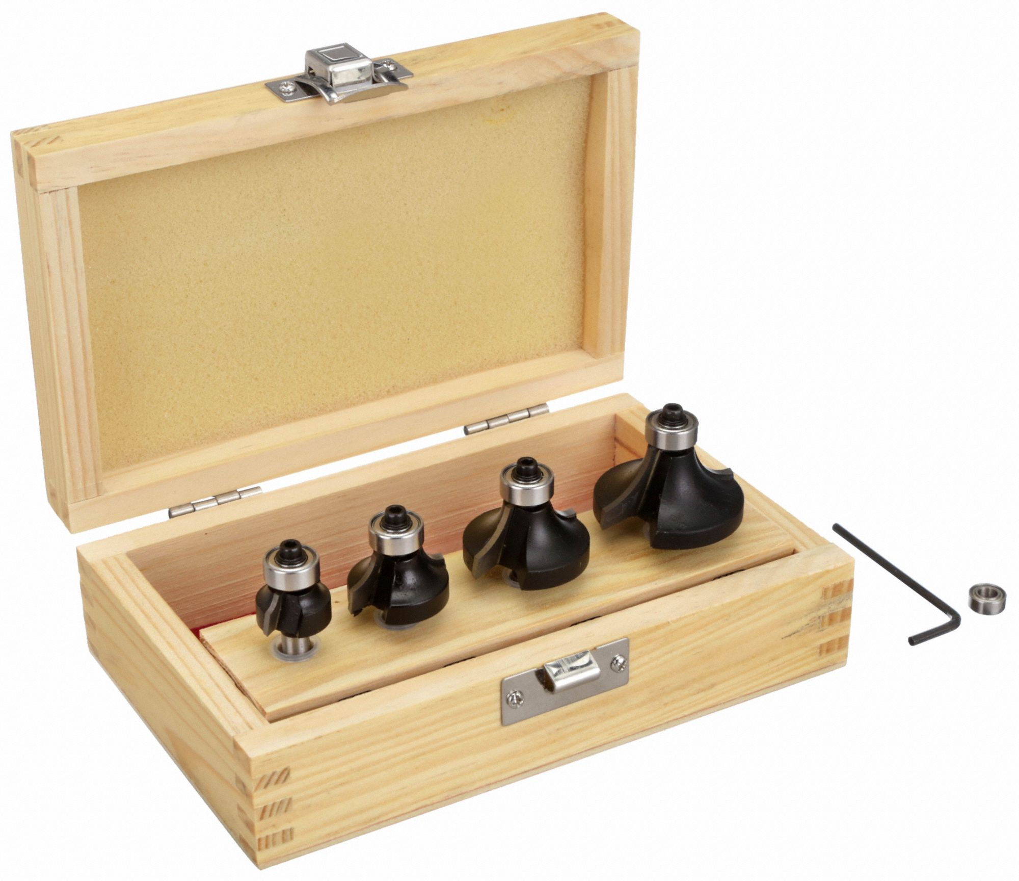 Fractional Inch, 4 Pieces, Router Bit Set - 16Y602|16Y602 - Grainger