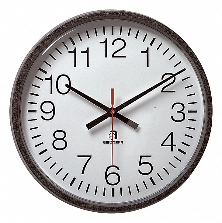 AMERICAN TIME WALL CLOCK ROMAN BATTERY 2 1/4X13 - Clocks - WWG9PT73 ...