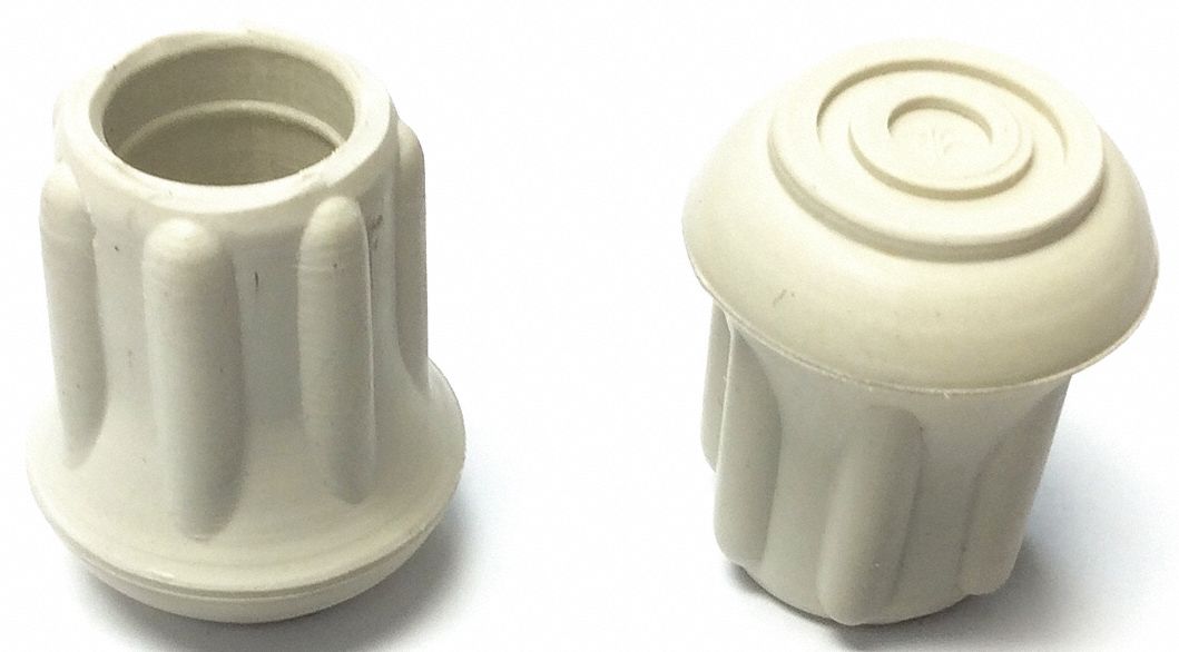 Rubber, Round, Furniture Protective Leg Tips - 16ZM76|LTB 16W - Grainger