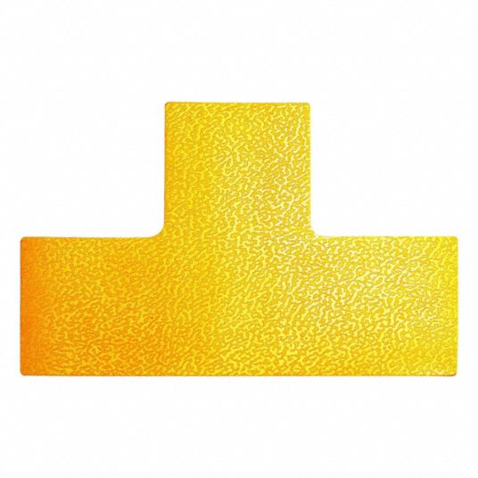 T, Solid, Floor Marking Shape - 839R53|170004 - Grainger
