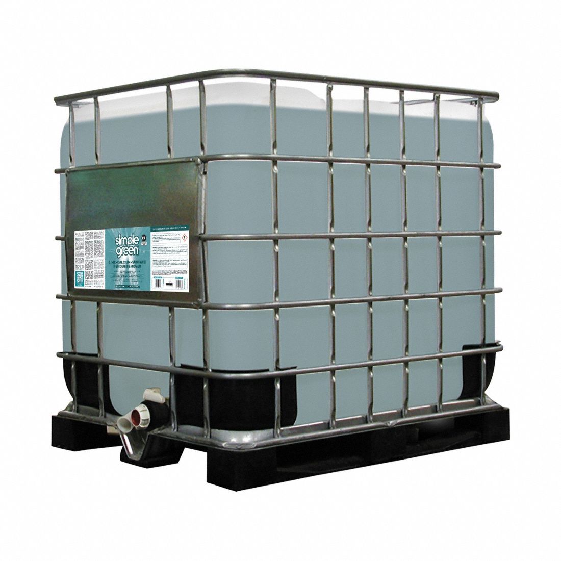 SIMPLE GREEN, Palletized Tank, 275 gal Container Size, Calcium and Lime ...