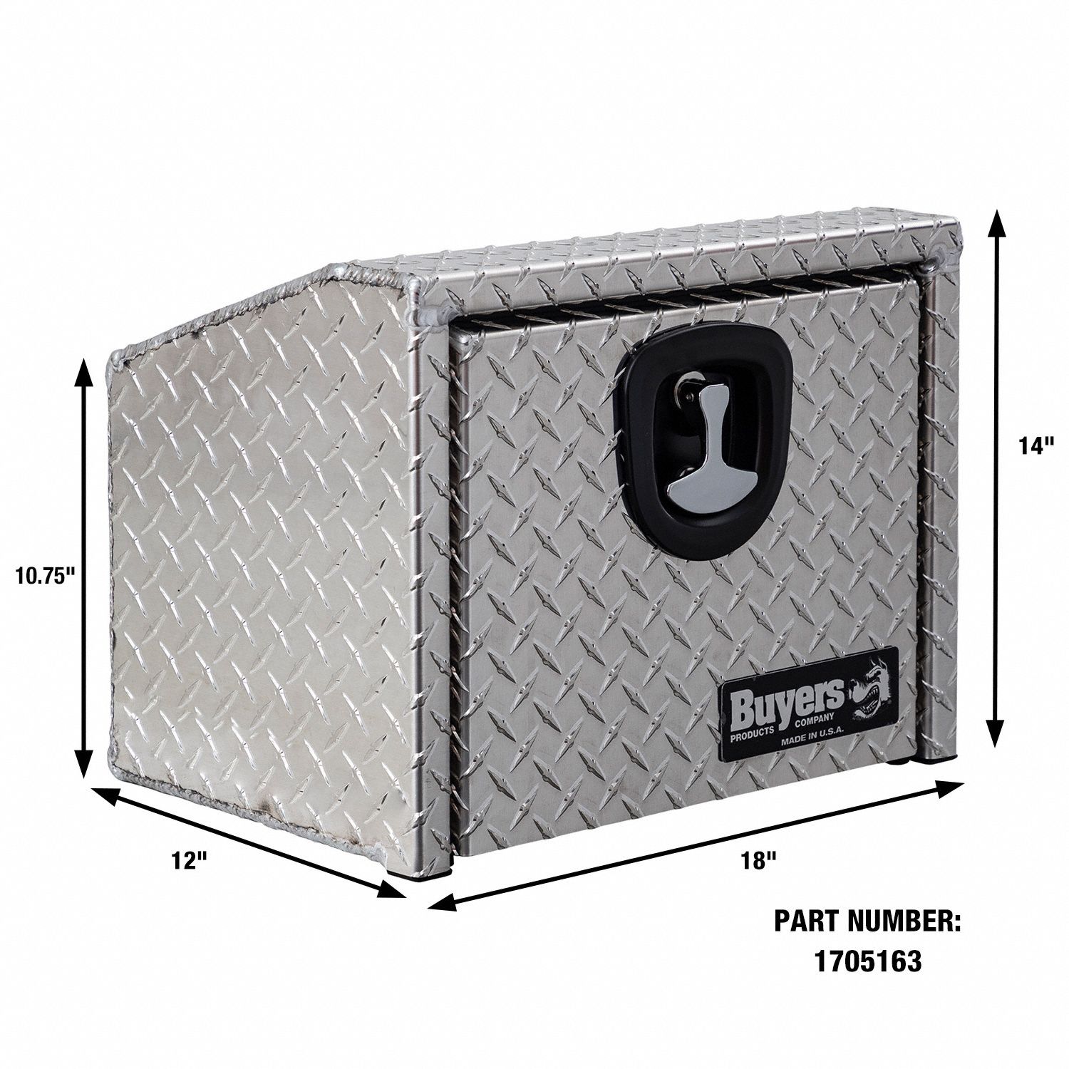 BUYERS PRODUCTS, Underbody Truck Box, Single Drop-Down Door Door ...